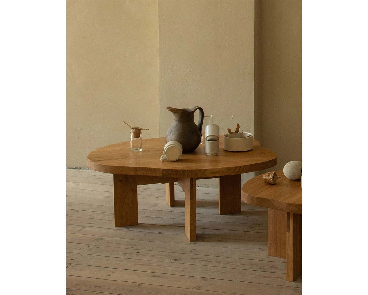 Farmhouse, Pond Coffee Table, Natural Oak – Wool