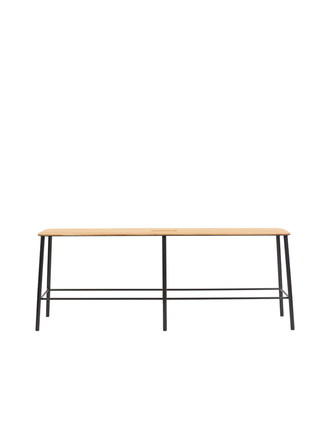 Adam Bench, Oak / Black L1200 – Wool