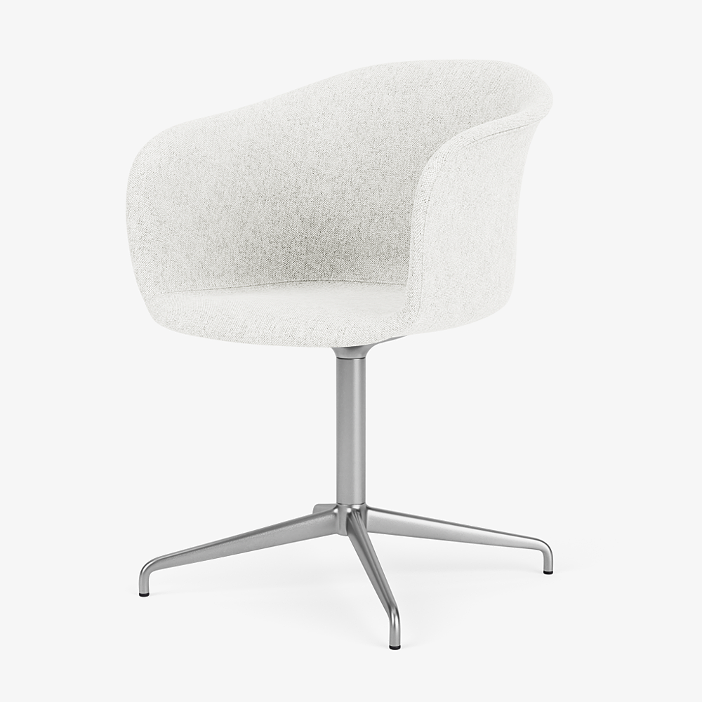 Elefy Chair JH33, Hallingdal 110 / Swivel Base – Wool