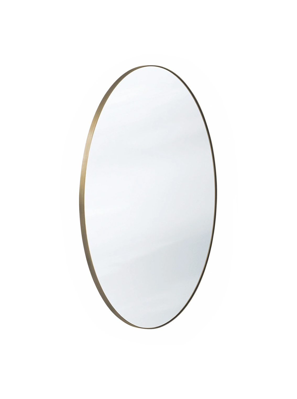 Amore Mirror SC49, Bronzed Brass Frame, Silver Colored Mirror – Wool