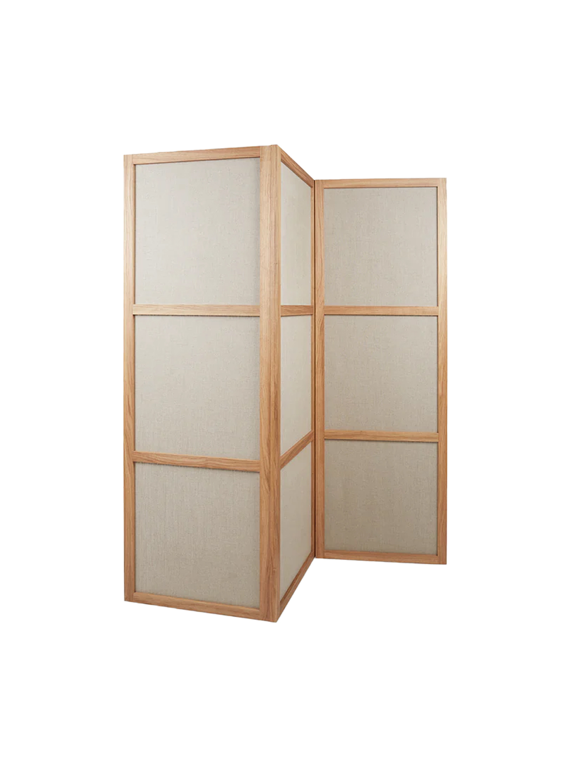 Frame Room Divider, Three Panels – Wool
