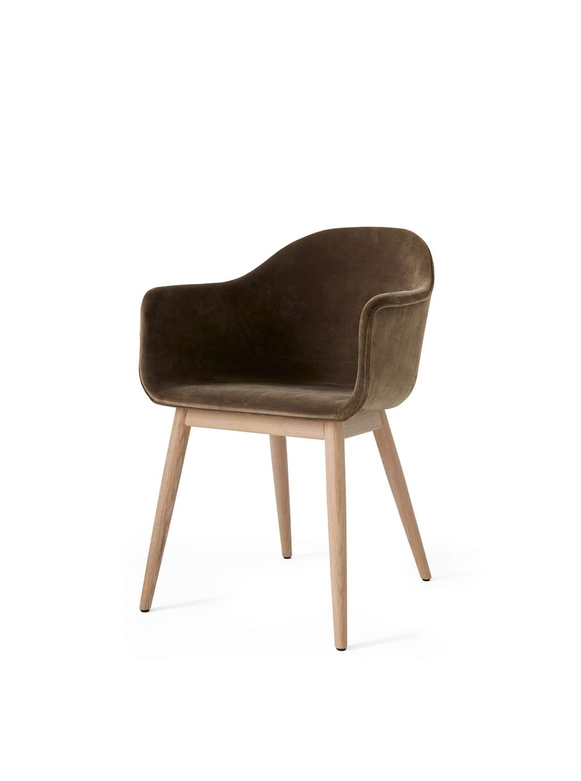 Harbour Dining Chair, Oak Base, Upholstered PC1T – Wool