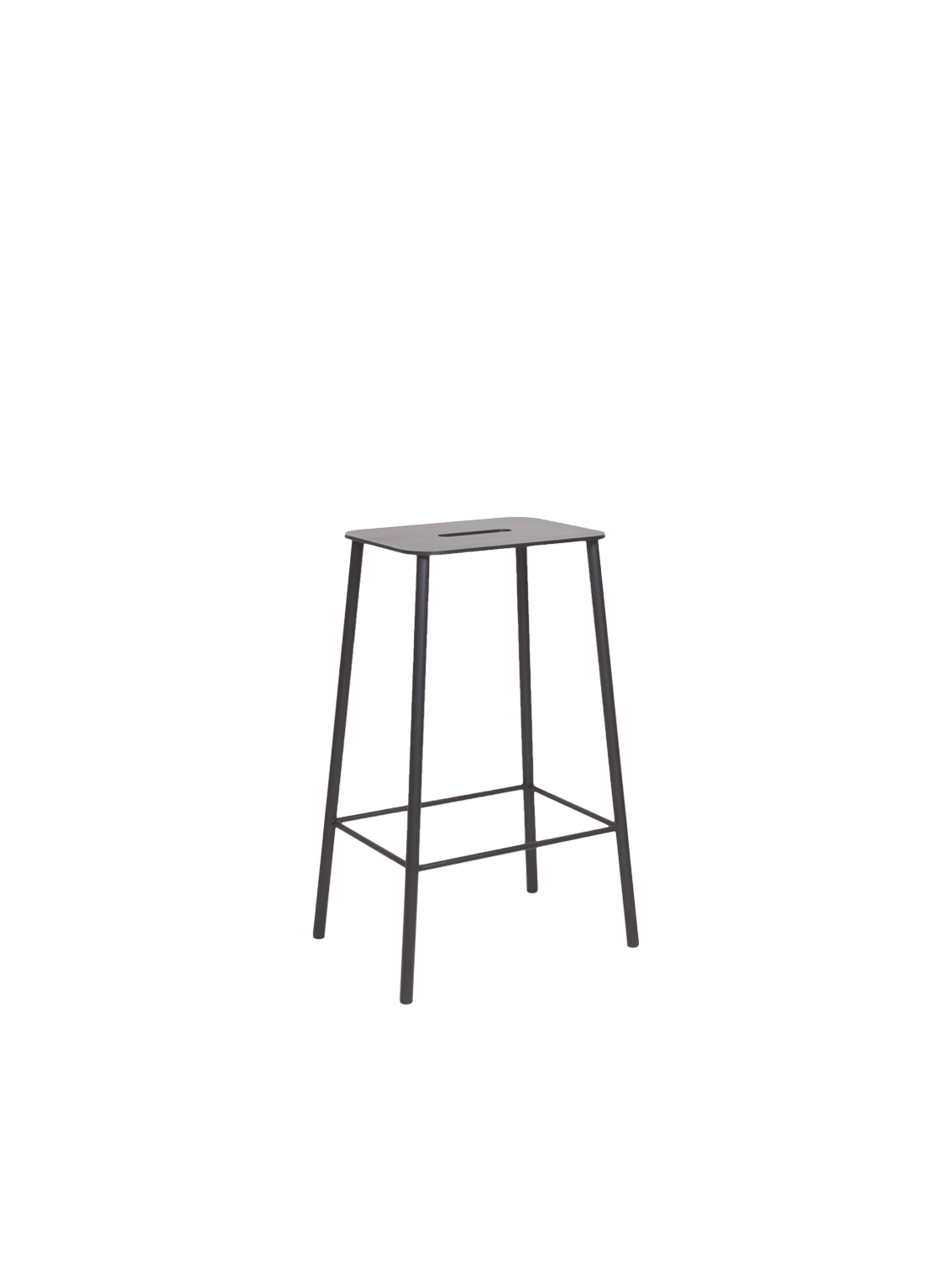 Adam Stool Mono H65, Black – Wool