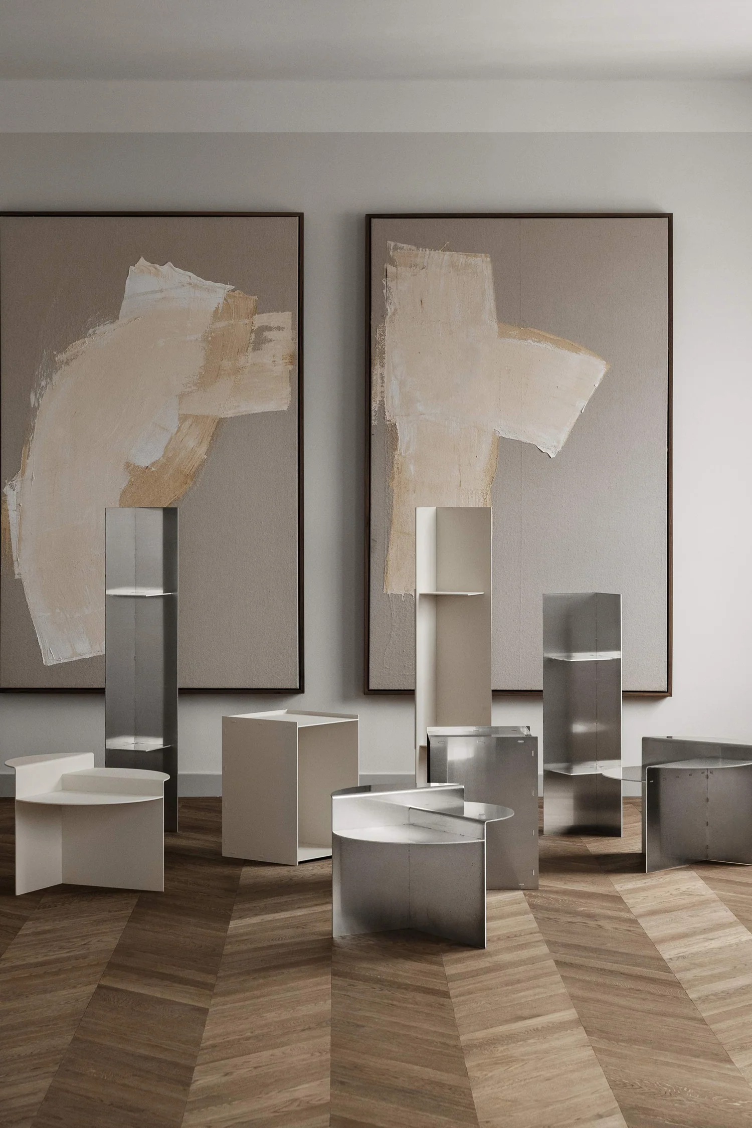 Rivet Side Table – Wool