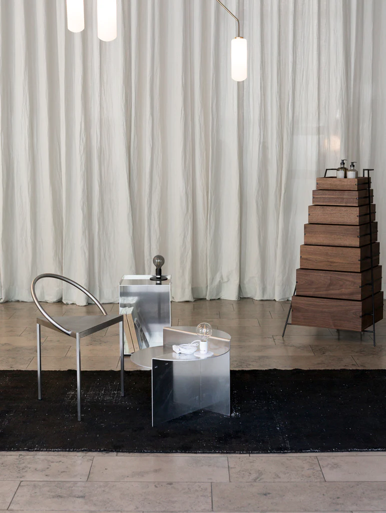 Rivet Side Table – Wool