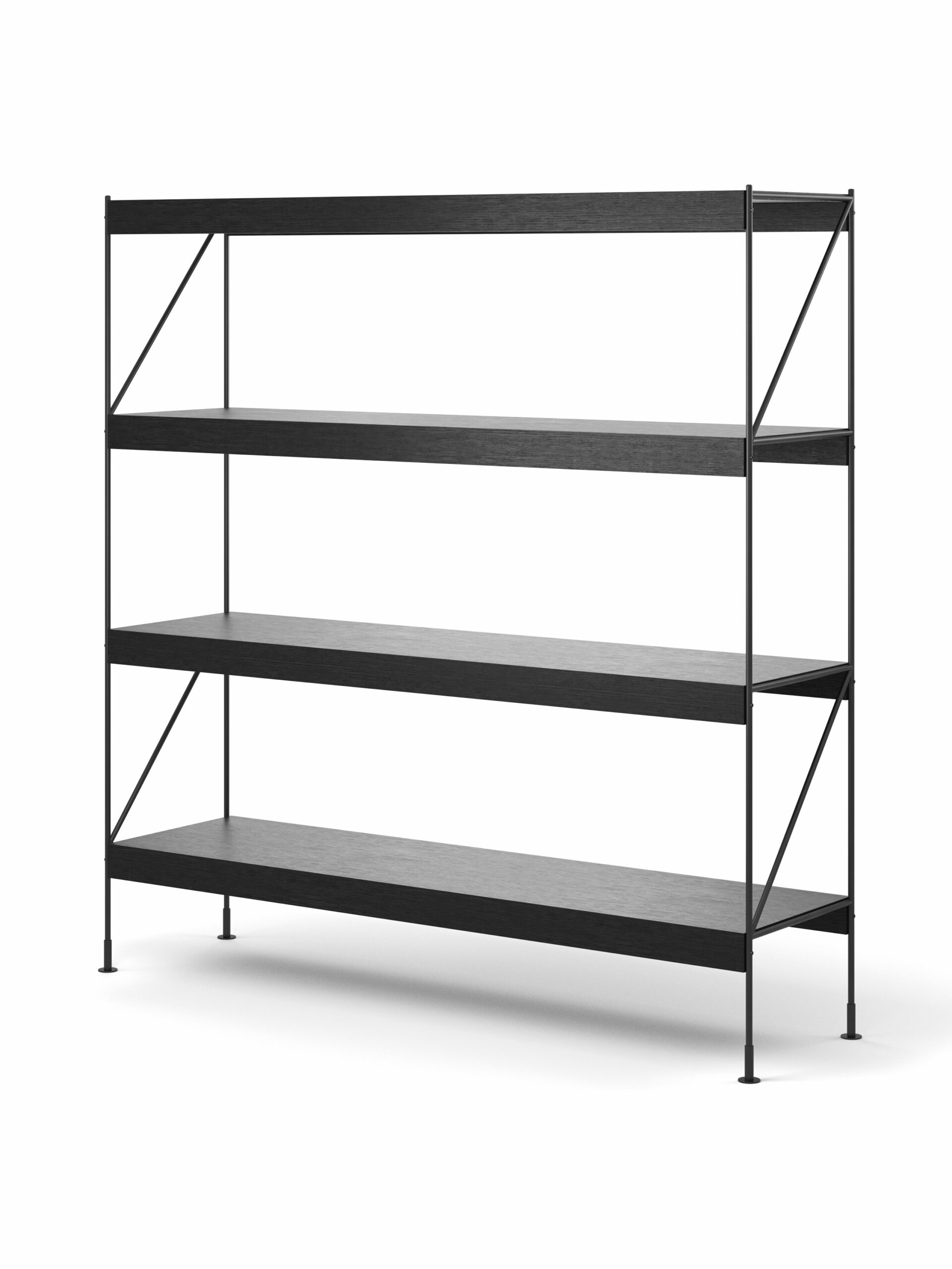 Zet Storage System, H158, Black Steel – Wool