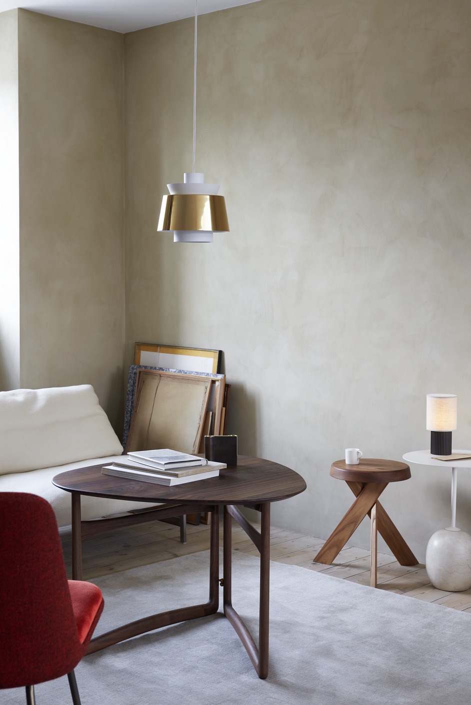 Drop Leaf HM5, Walnut – Wool