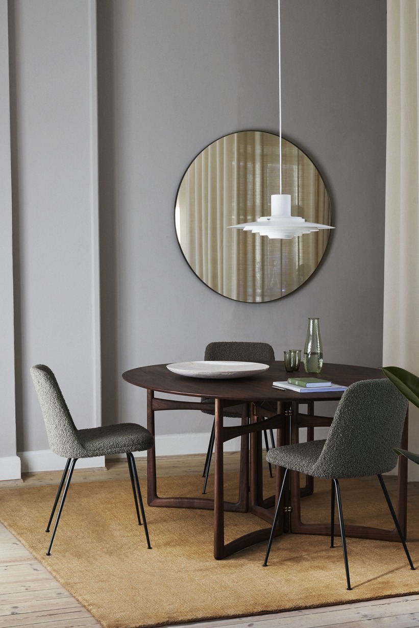 Drop Leaf HM6, Walnut – Wool