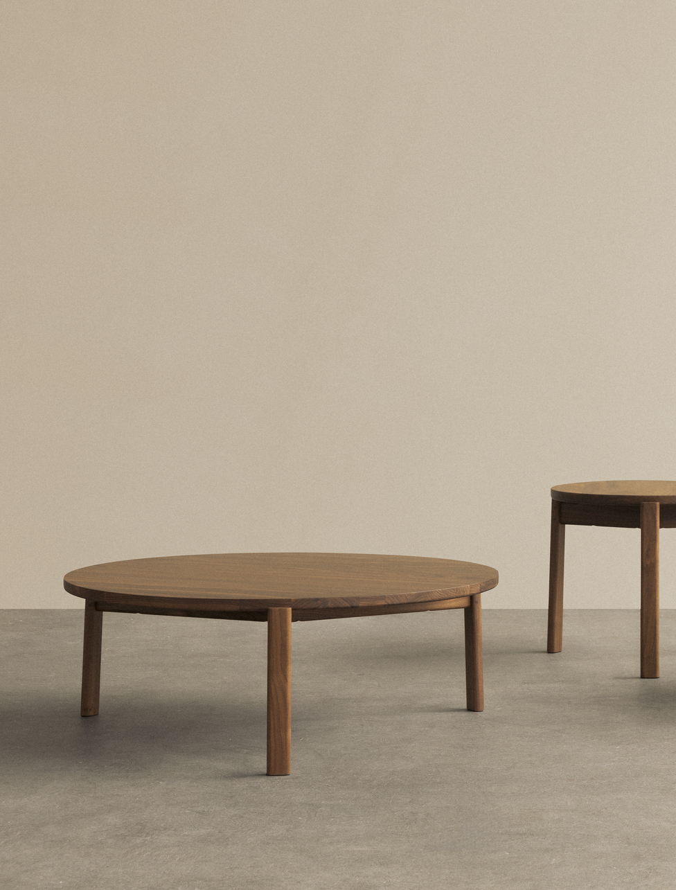 Passage Lounge Table, Dia 90 – Wool