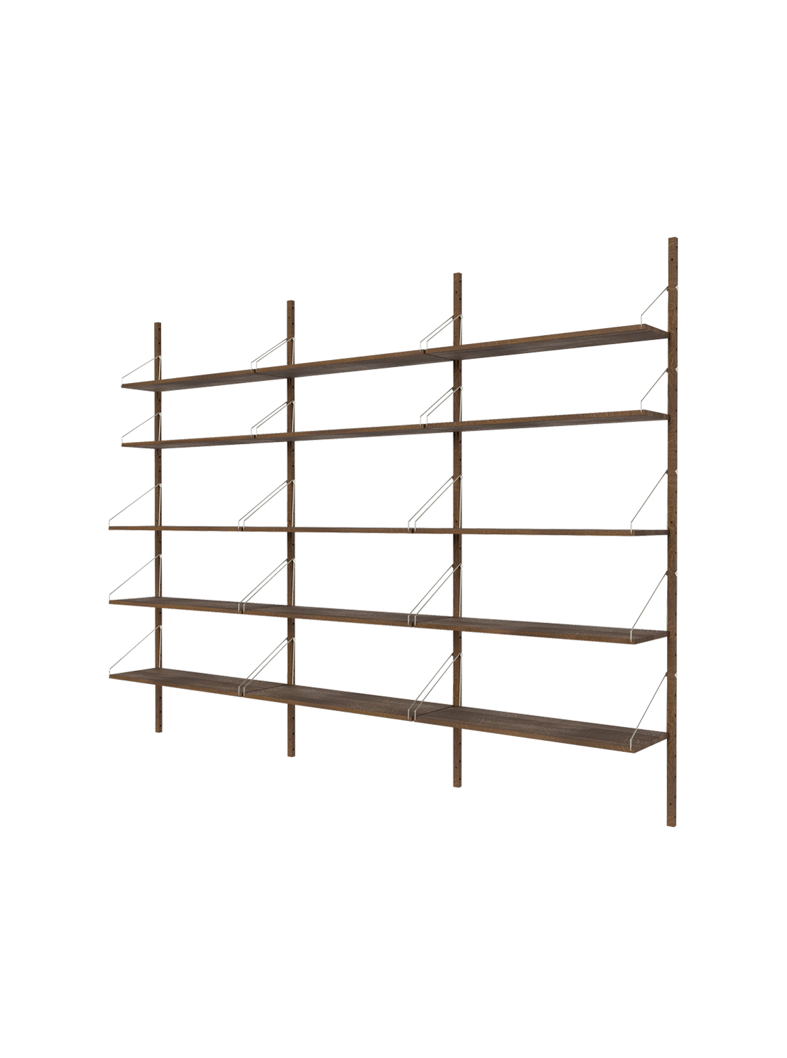 Shelf Library, Triple Section, H1852 x W80CM – Wool