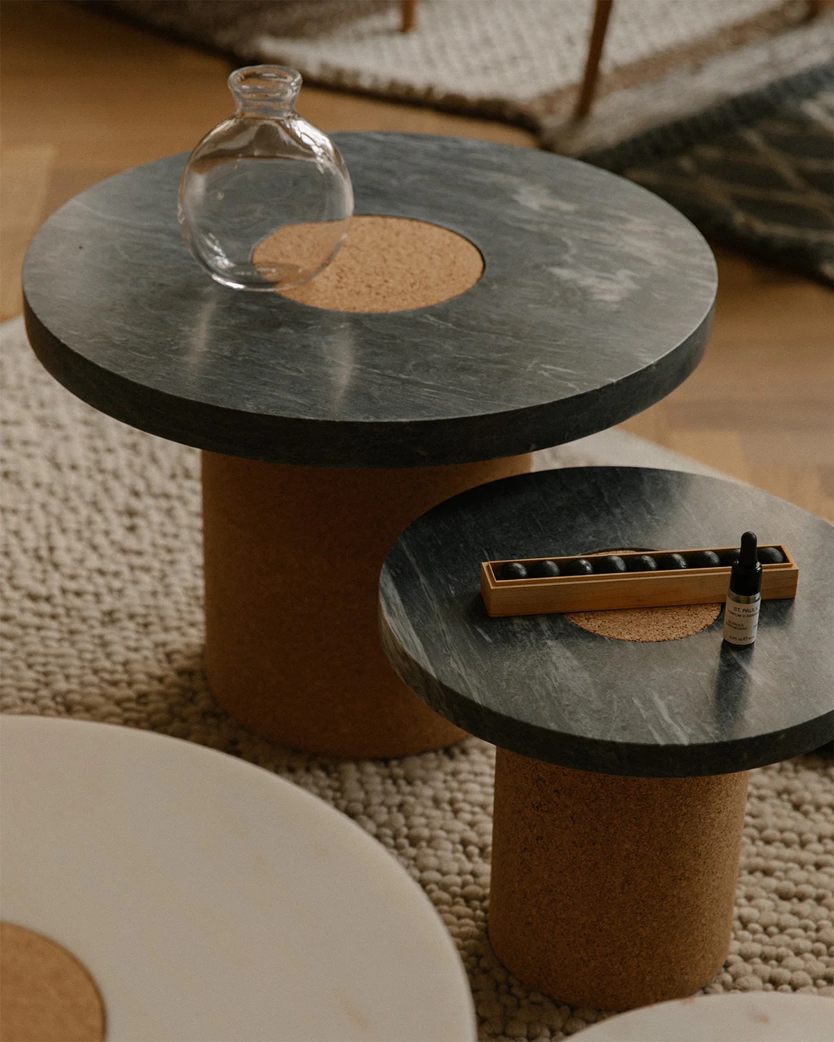 Sintra Table, Large, Black – Wool