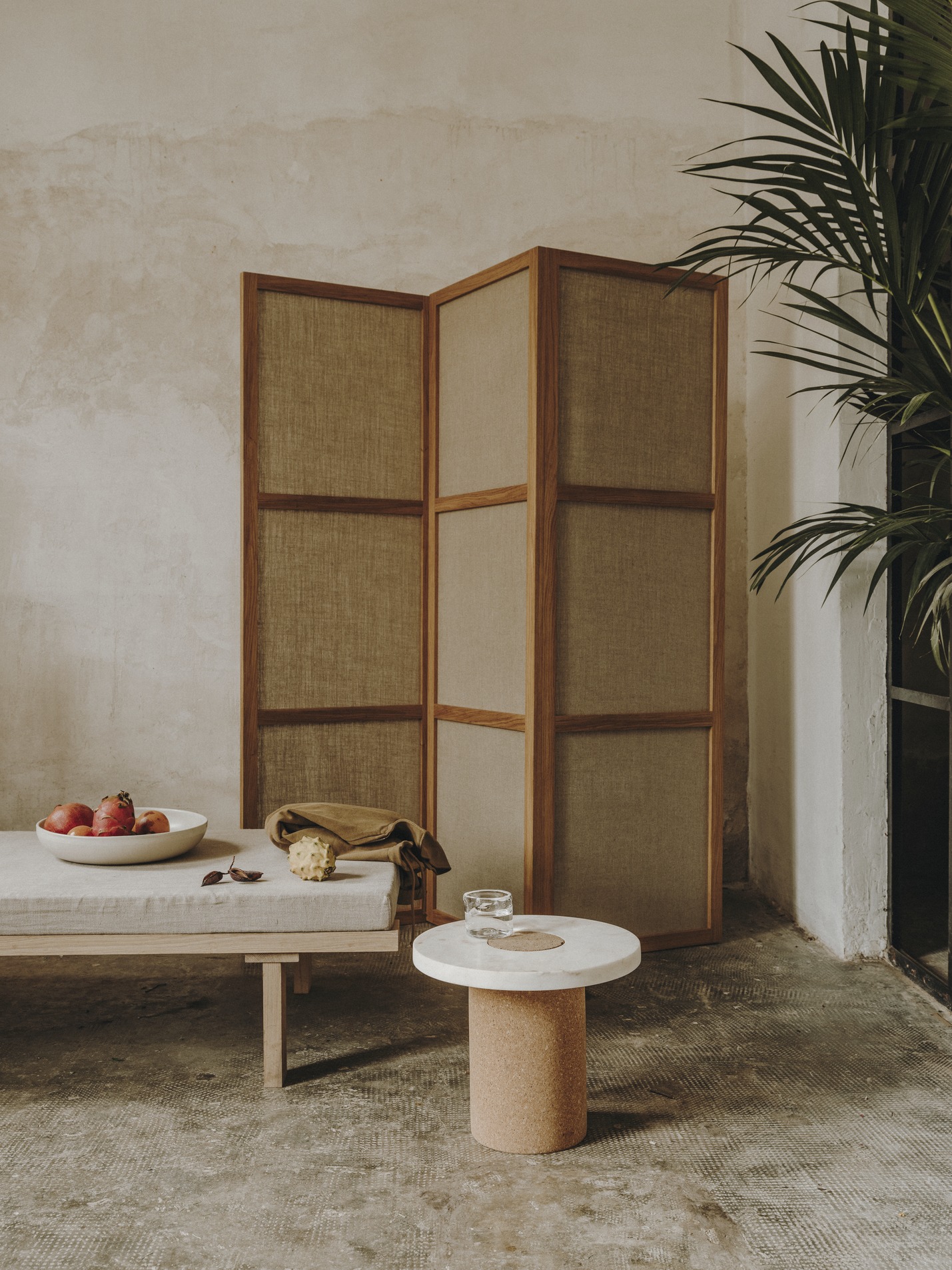 Sintra Table, Small, White – Wool