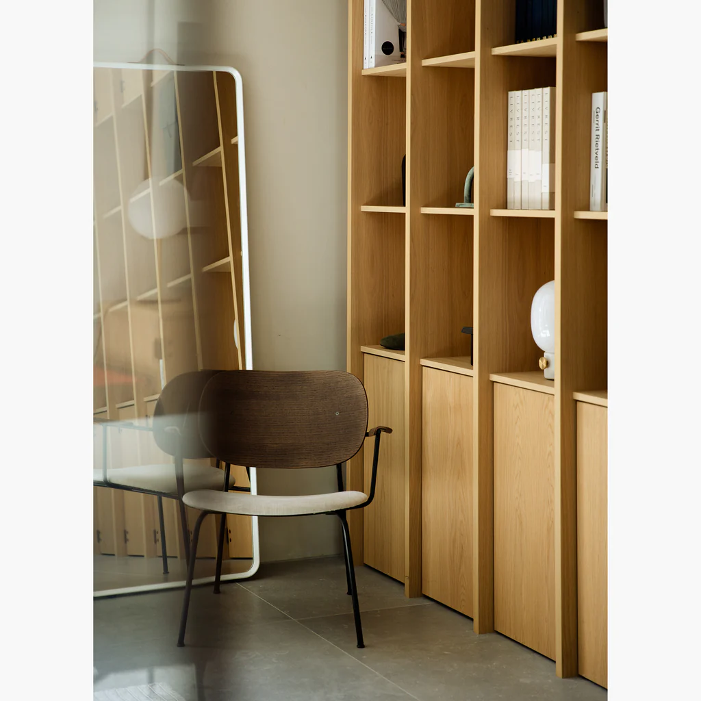 Norm Floor Mirror, Black – Wool