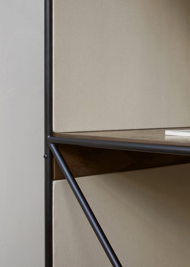 Zet Storage System, L150, Back Panel – Wool