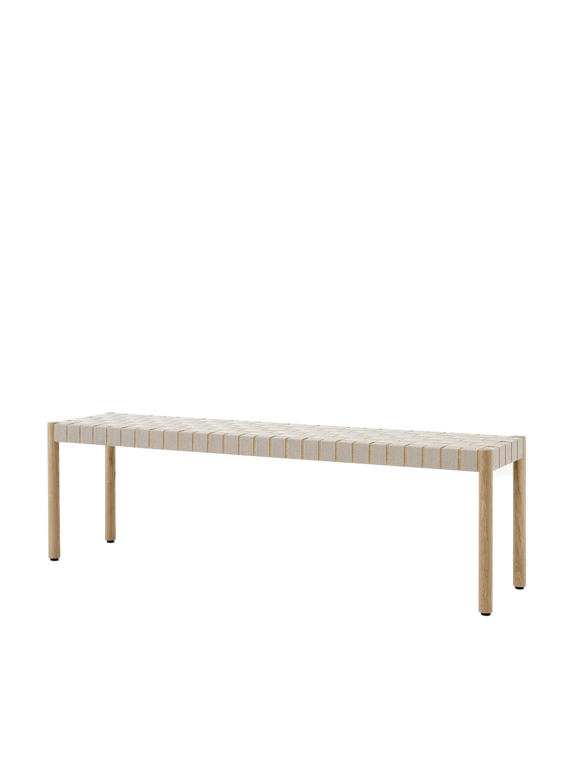 Betty Bench TK5, Large, Oak / Natural Webbing – Wool