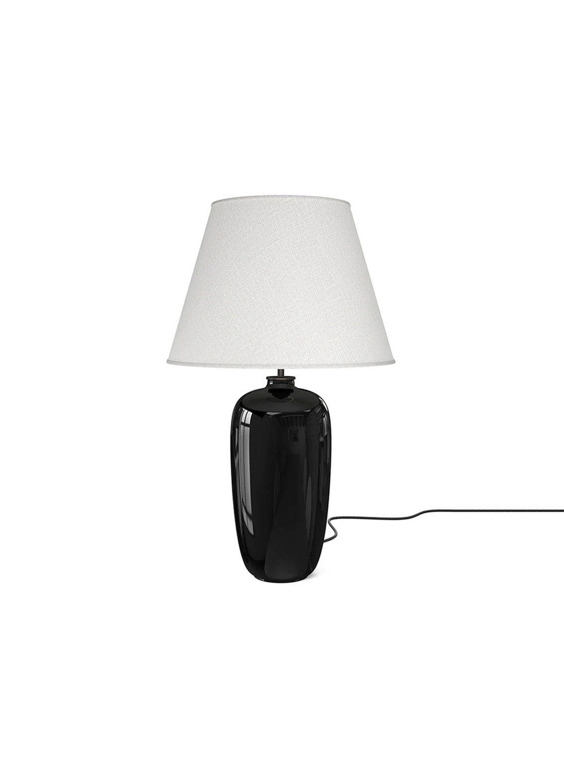 Torso Table Lamp, Black, 57 – Wool