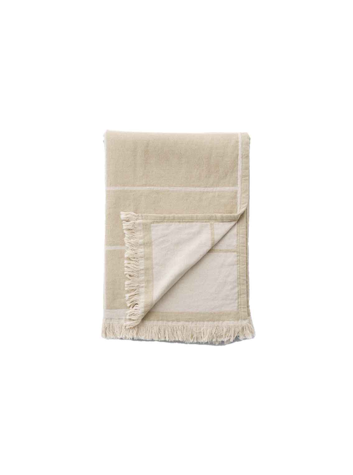 Untitled Throw AP10, Light Beige – Wool