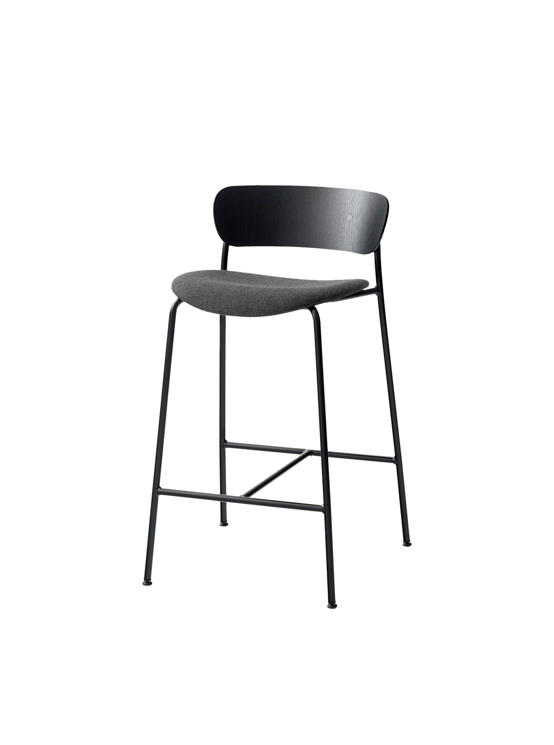 Pavilion Counter Chair AV8, Fabric Grp. 2, Seat Upholstery, Black Base ...
