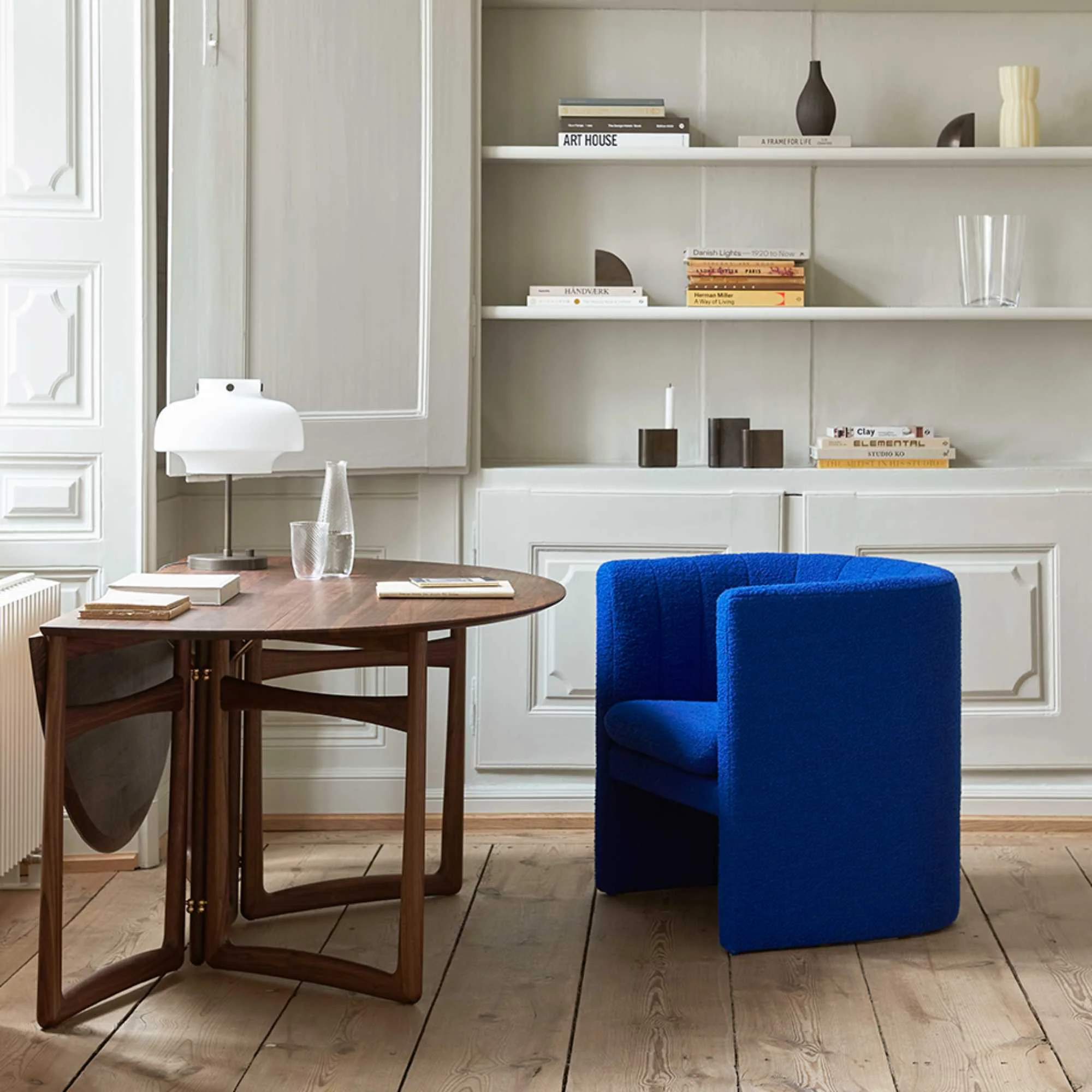 Drop Leaf HM6, Walnut – Wool