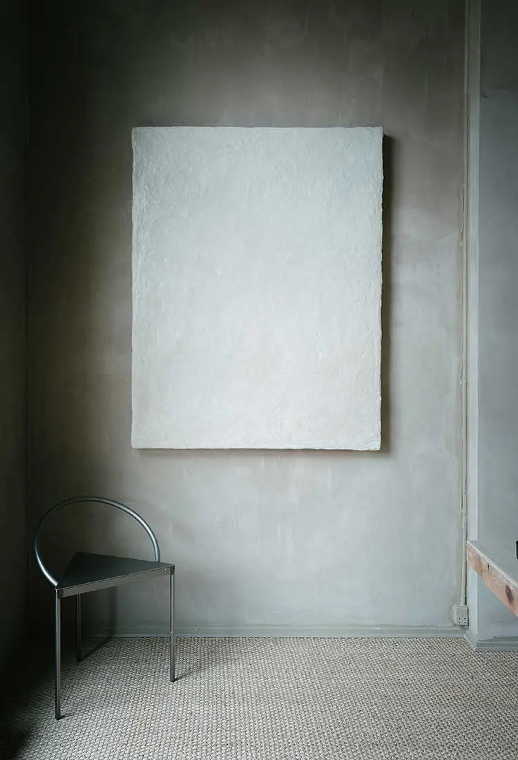 Triangolo Chair, Stainless Steel – Wool