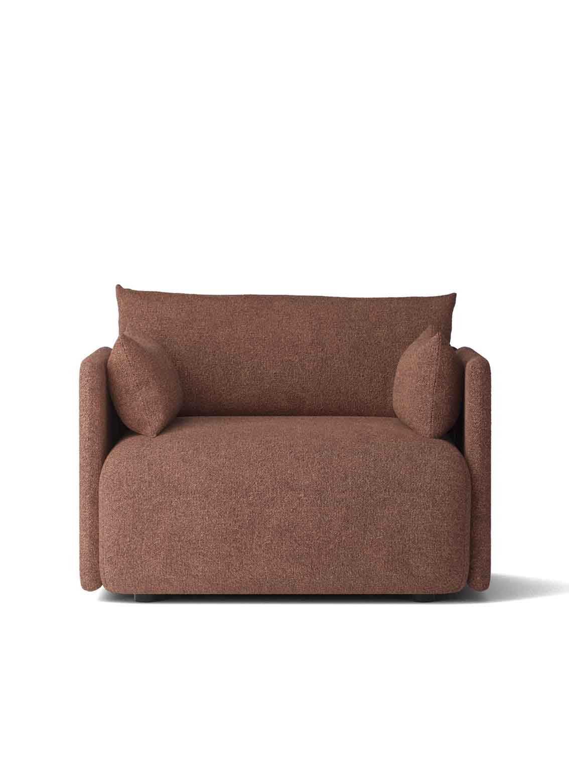 Offset Sofa, 1 Seater, Earth – Wool