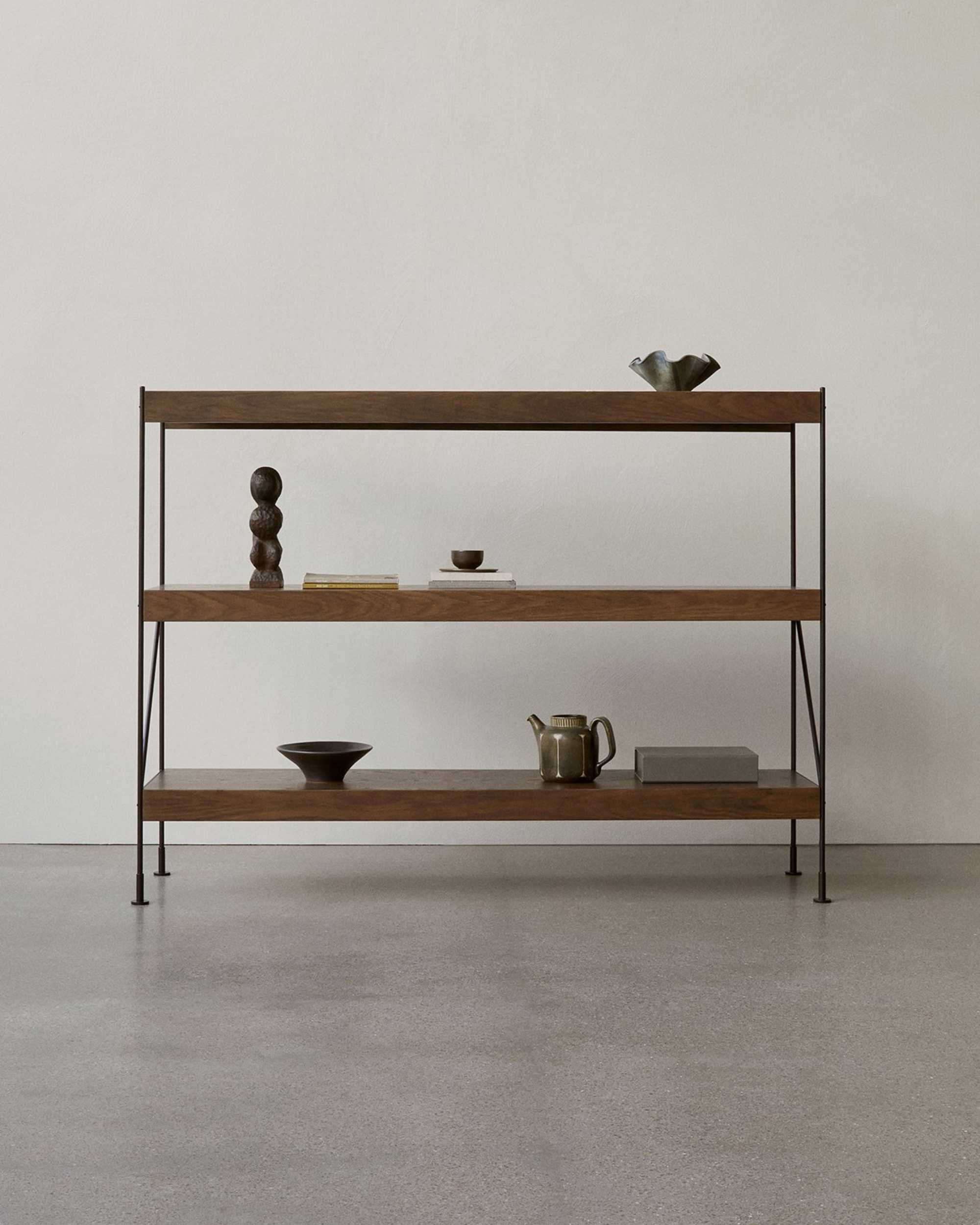 Zet Storage System, H114, Black Steel – Wool