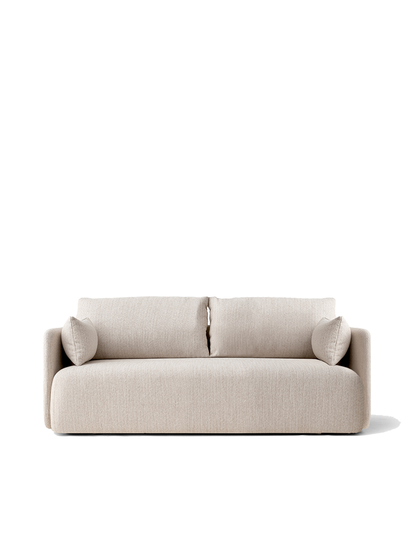Offset Sofa, 2 Seater, Beige – Wool