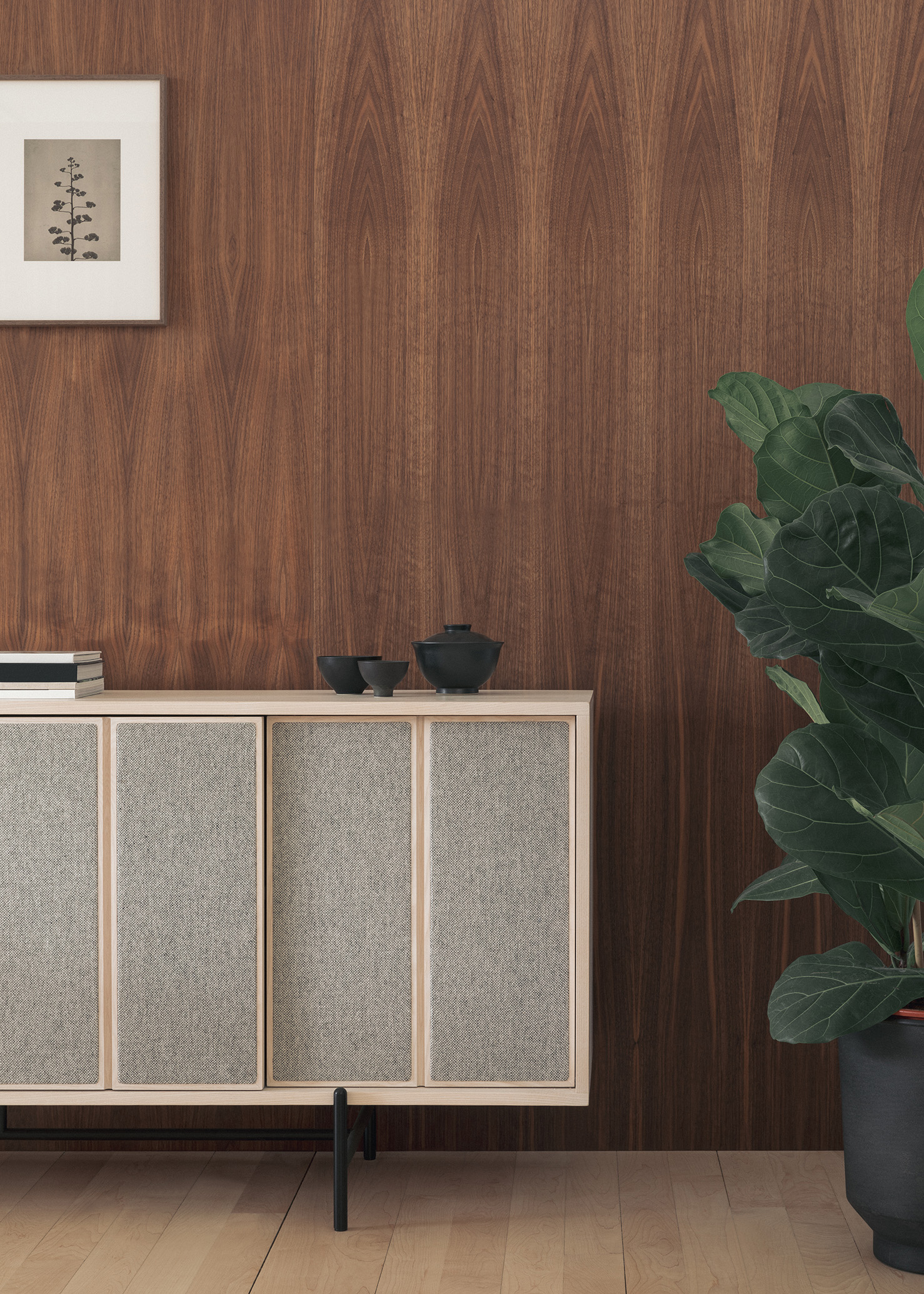 Canvas Large Cabinet, Ash – Wool