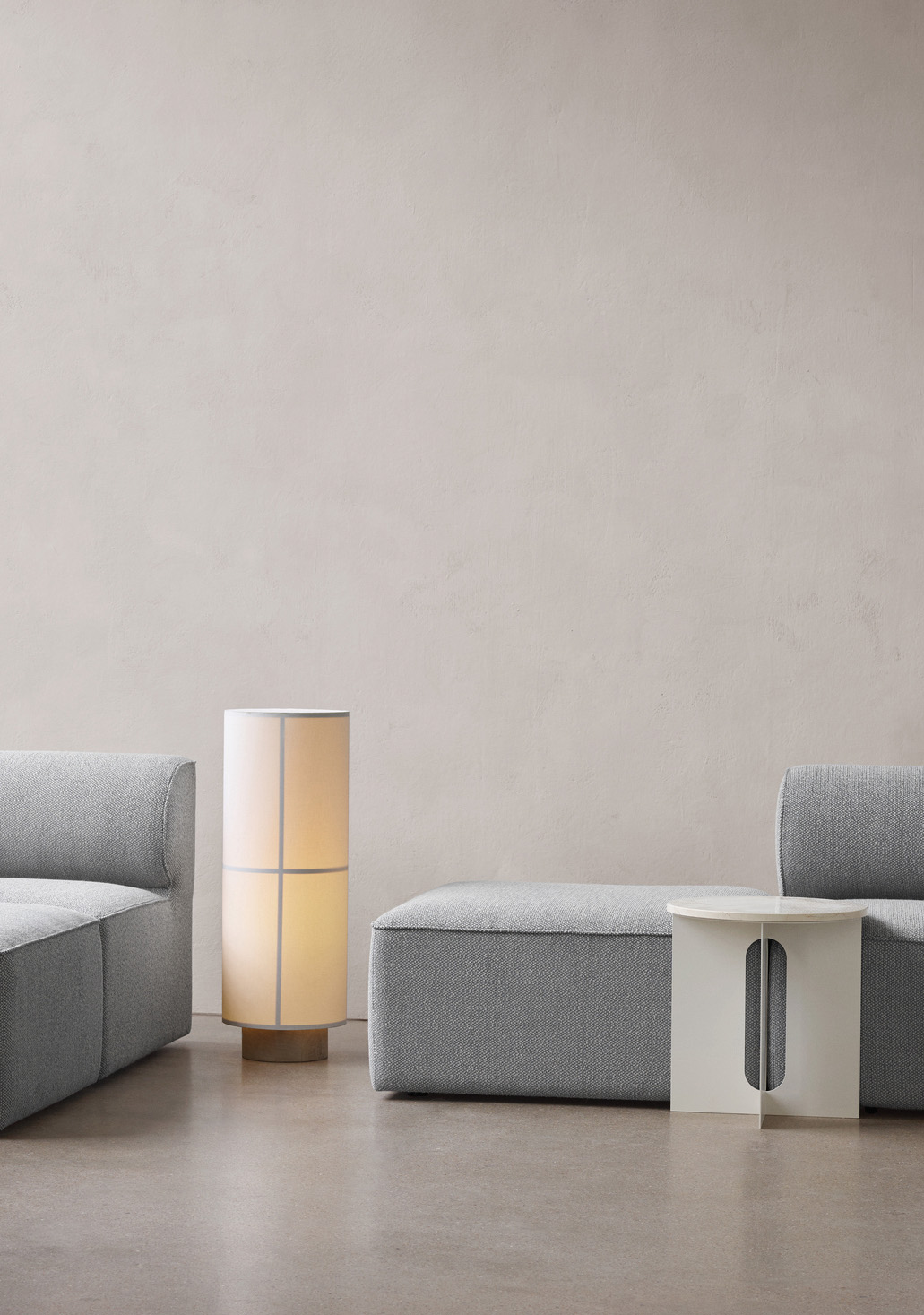 Eave Modular Sofa, 96, 2.5 Seater, Configuration 3 – 4, Grey – Wool