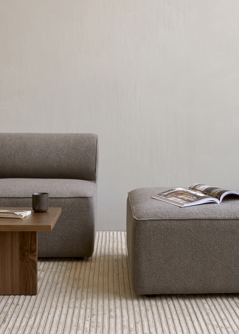 Eave Modular Sofa, 96, 2.5 Seater, Configuration 3 – 4, Grey – Wool