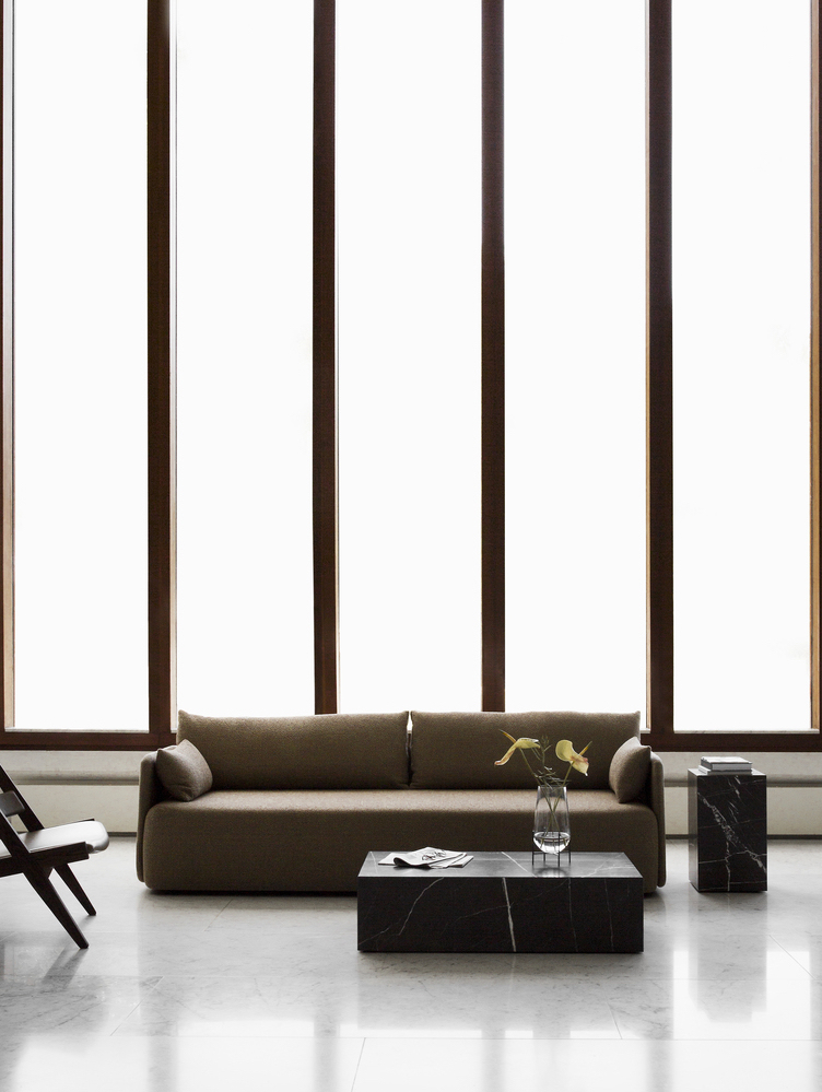 Offset Sofa, 3 Seater, Earth – Wool