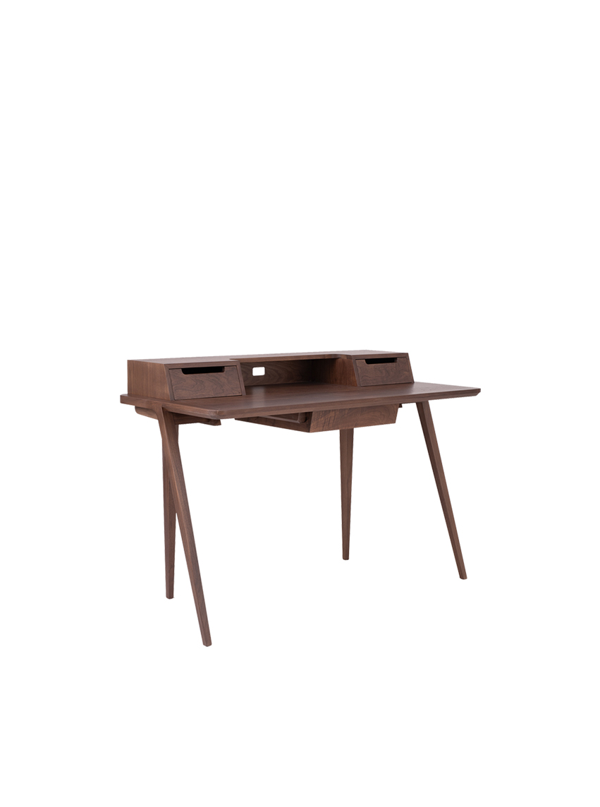 Treviso Desk, Walnut – Wool