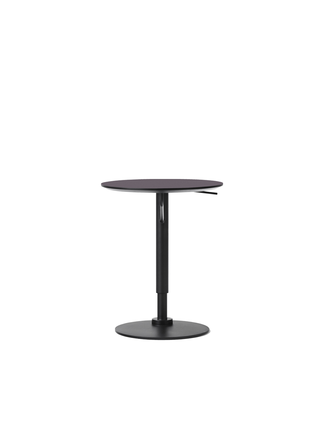 Branch Side Table, Black Base – Wool
