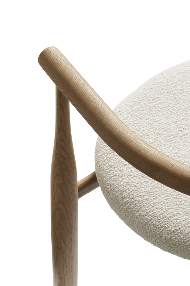 Bukowski Chair, Oak, Barnum Lana 24 – Wool