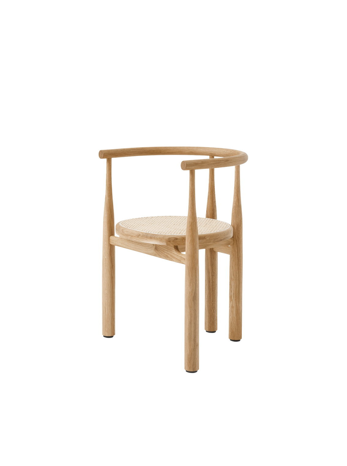 Bukowski Chair with French Cane – Wool