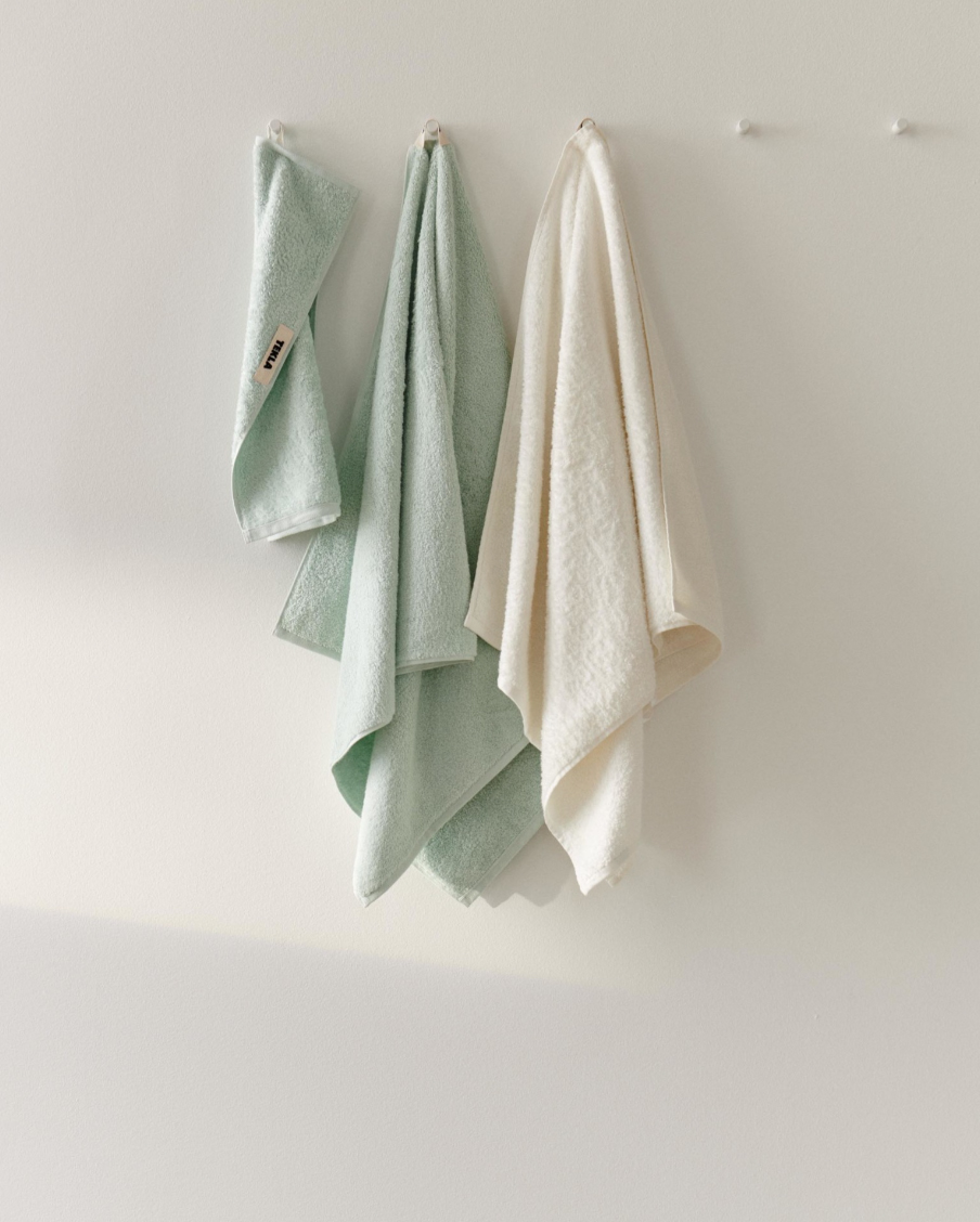 Hand Towel – Solid, Mint – Wool