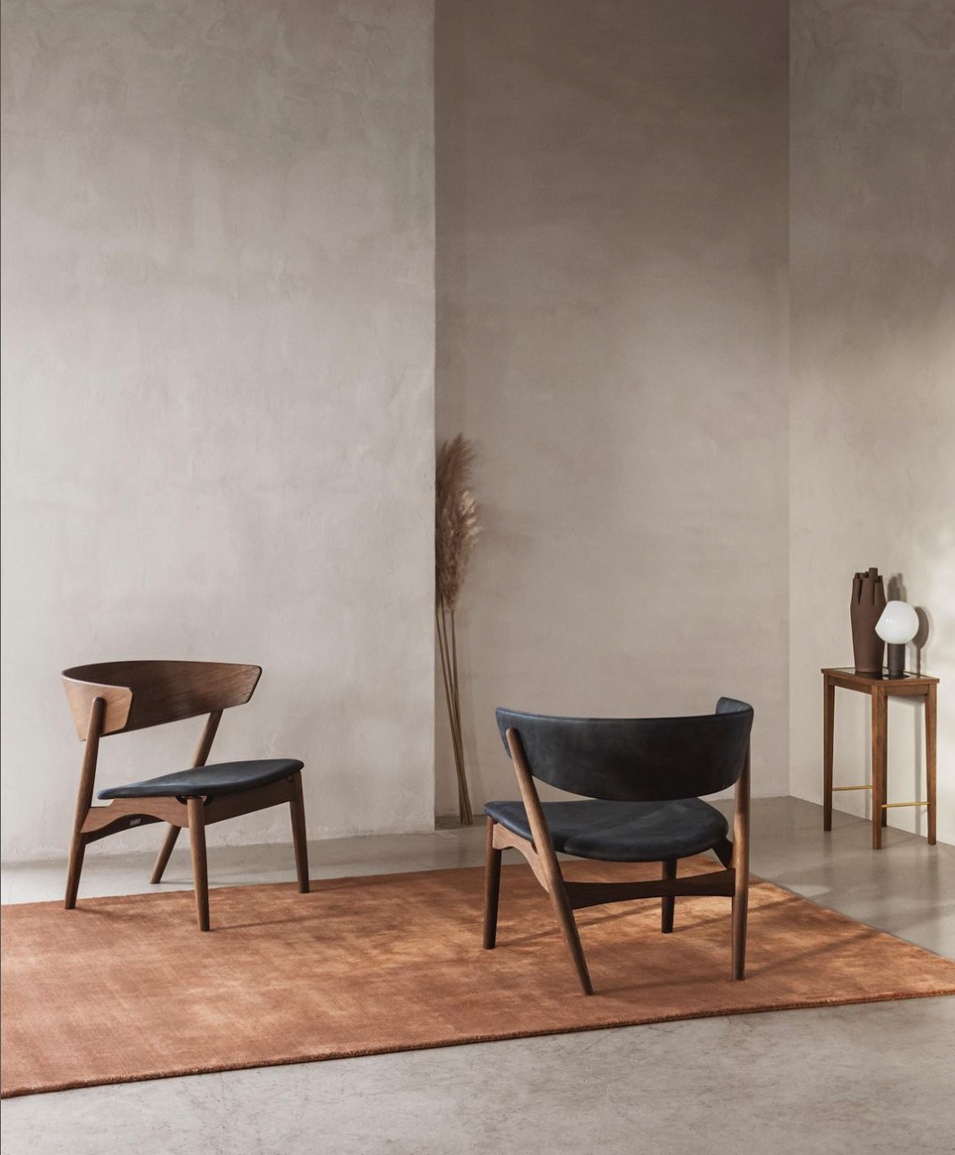 Bamboo Rug, Copper – Wool