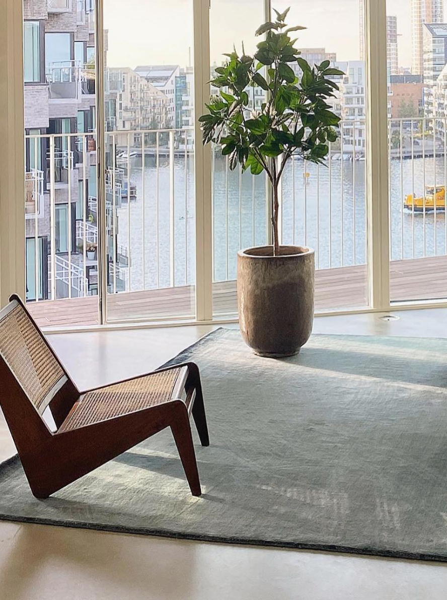 Bamboo Rug, Grey – Wool