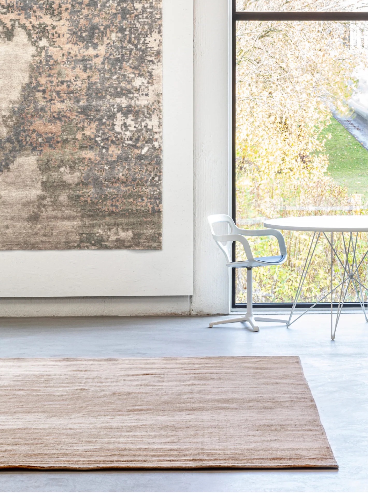 Earth Bamboo Rug, Cashmere – Wool