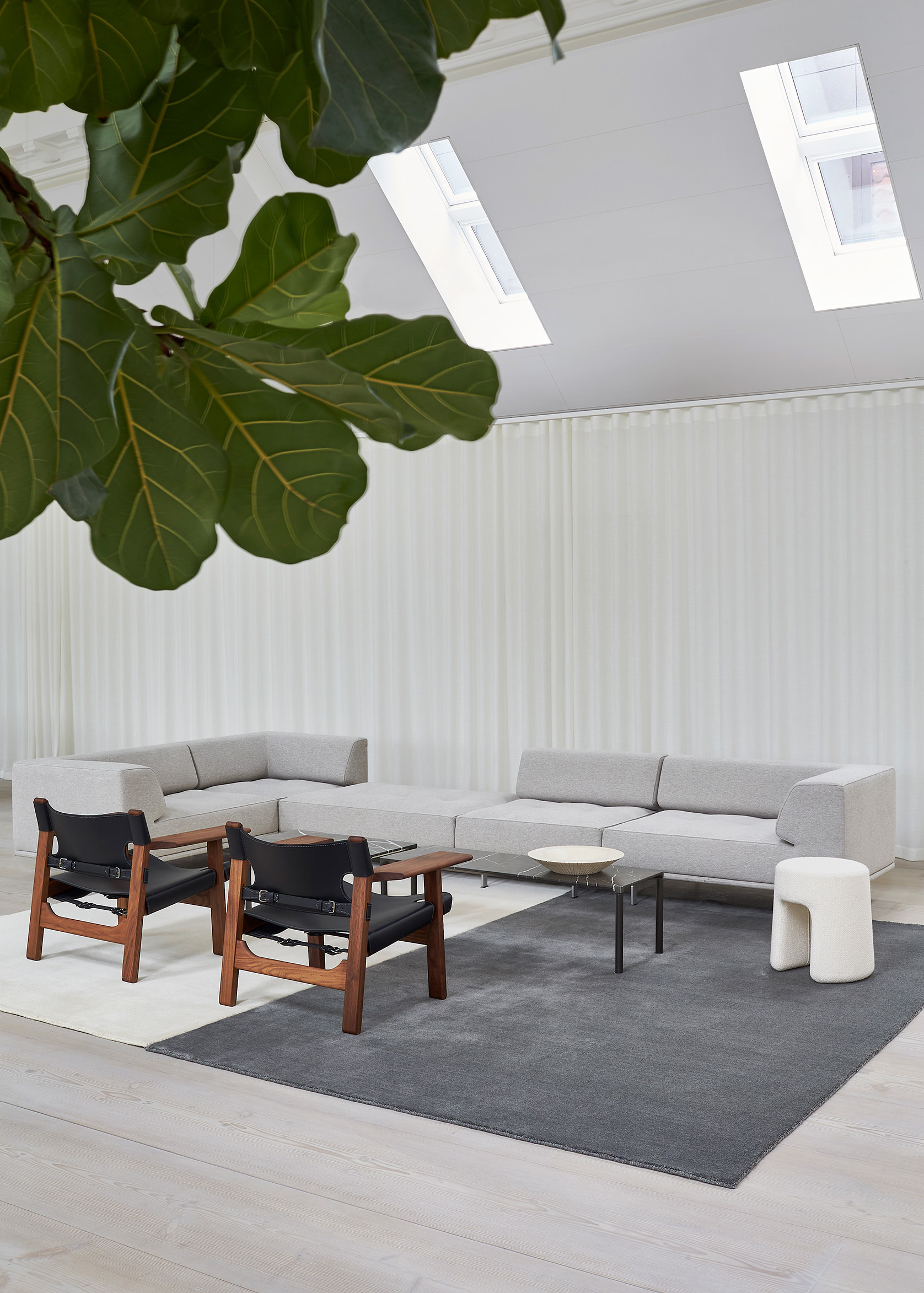 Earth Natural Rug, Dark Grey – Wool