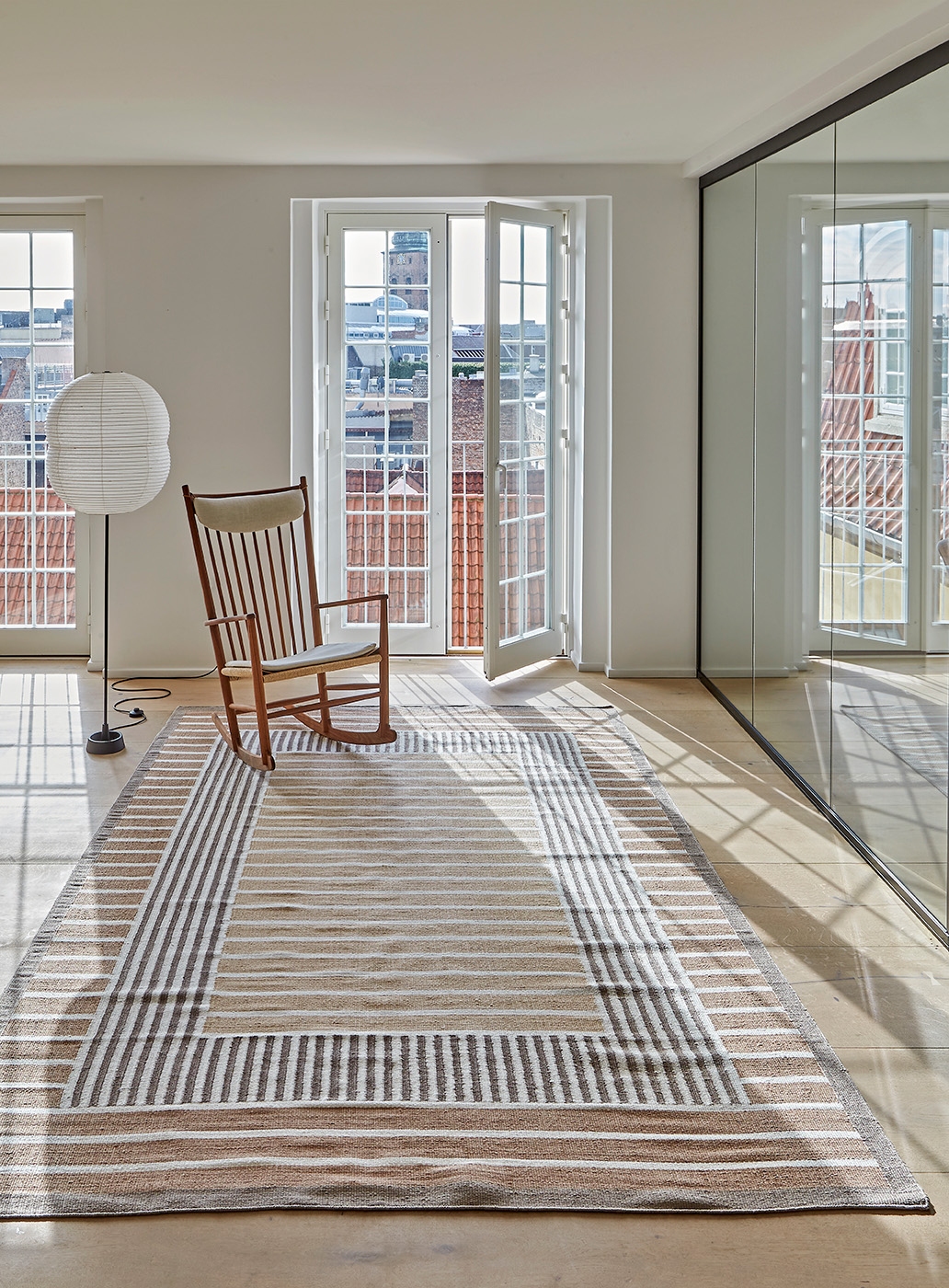 Hemp Rug, Nougat Rose – Wool