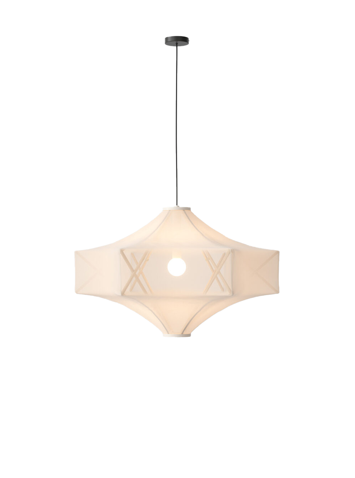 Sorpresa Pendant, Natural Oak Structure – Wool