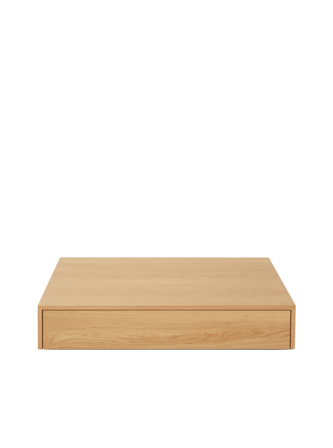 Mass Wide Coffee Table, Oak – Wool