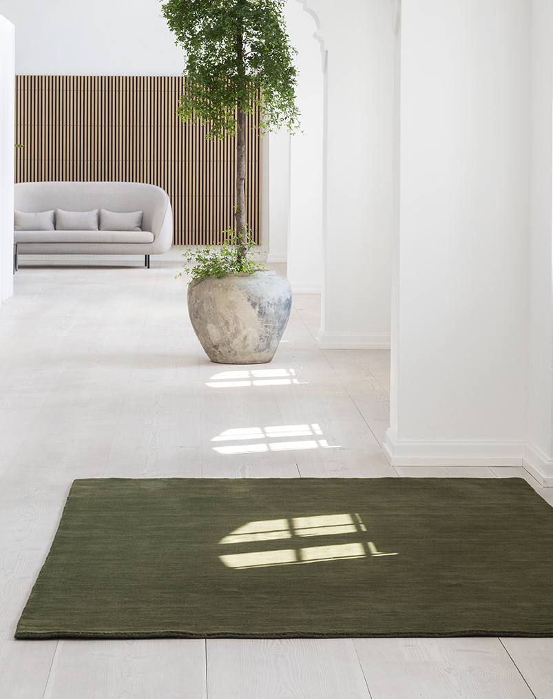 Earth Rug, Moss Green – Wool