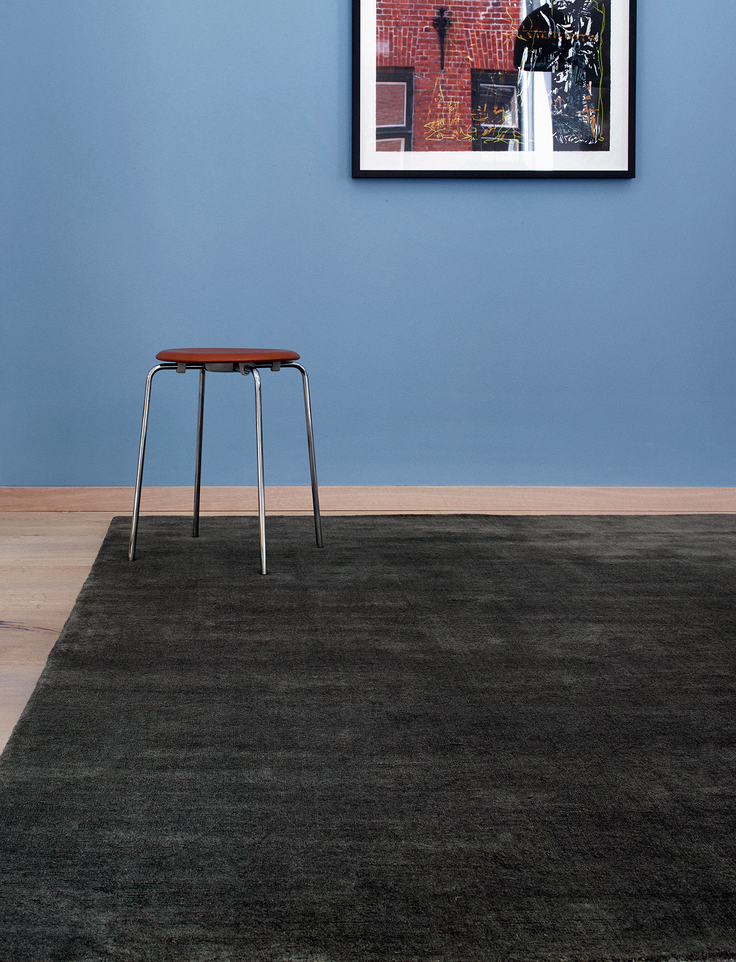 Earth Rug, Charcoal – Wool
