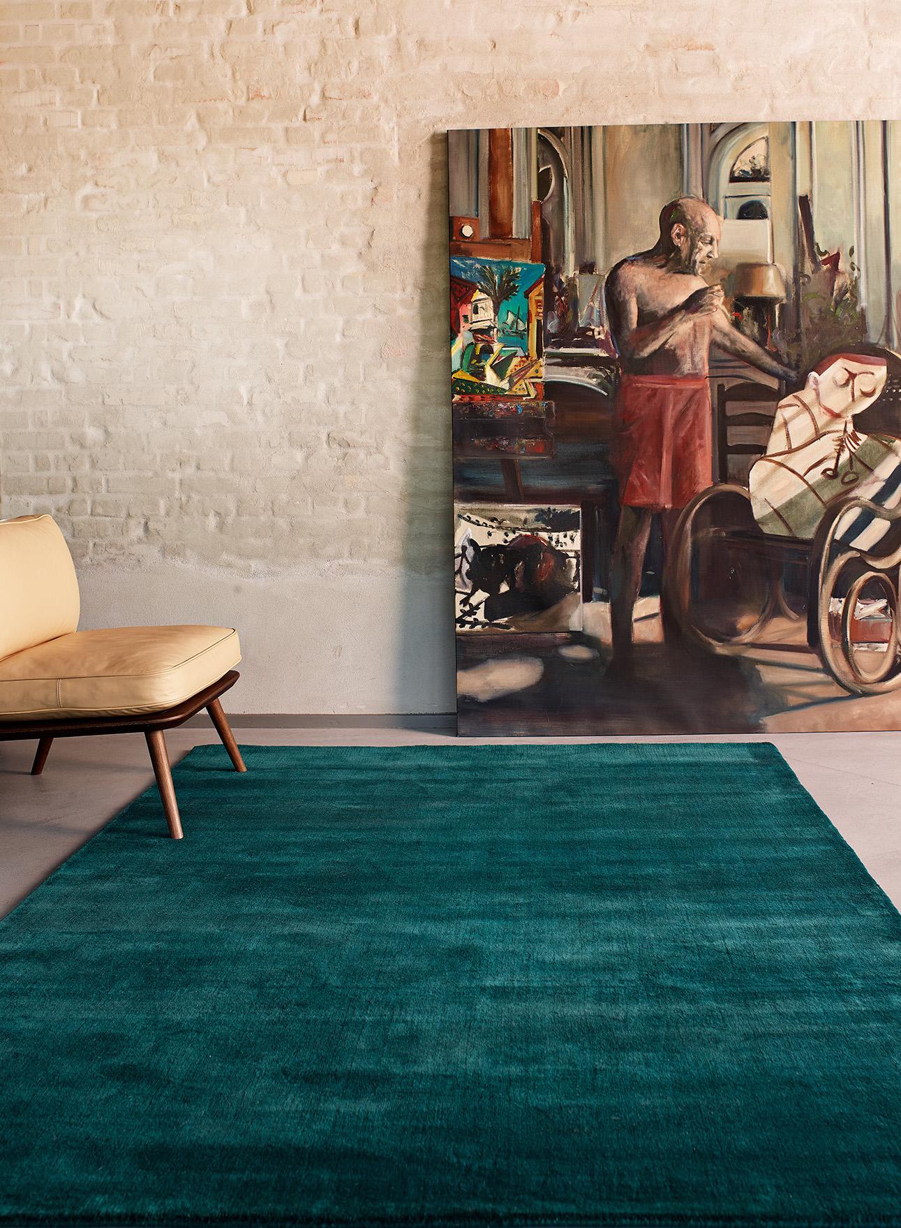 Earth Rug, Sea Green – Wool