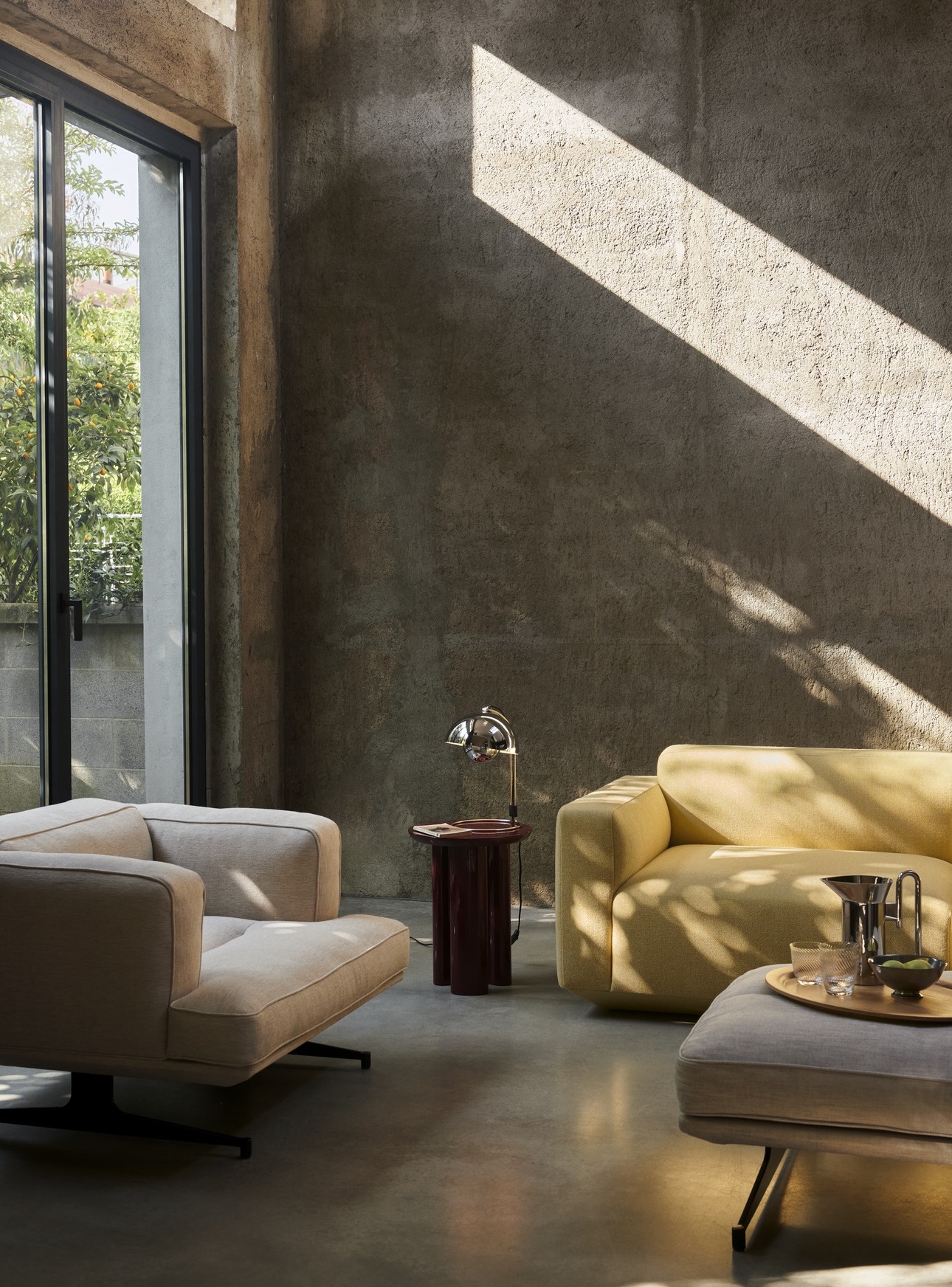 Inland AV21, 1-Seater Sofa, Textile Upholstery – Wool