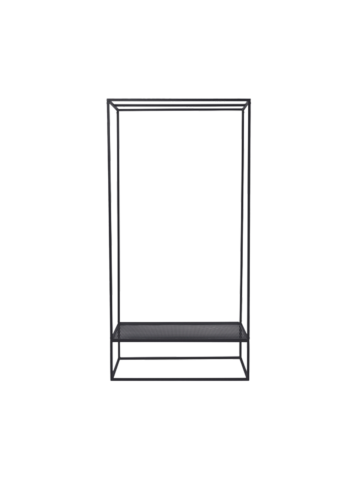 Grid Coat Stand, Black – Wool