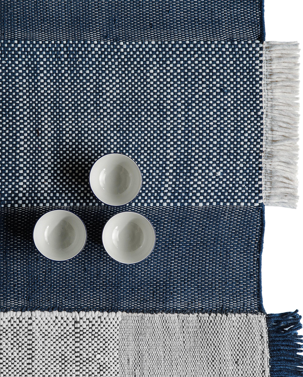 Tres Rug, Blue – Wool