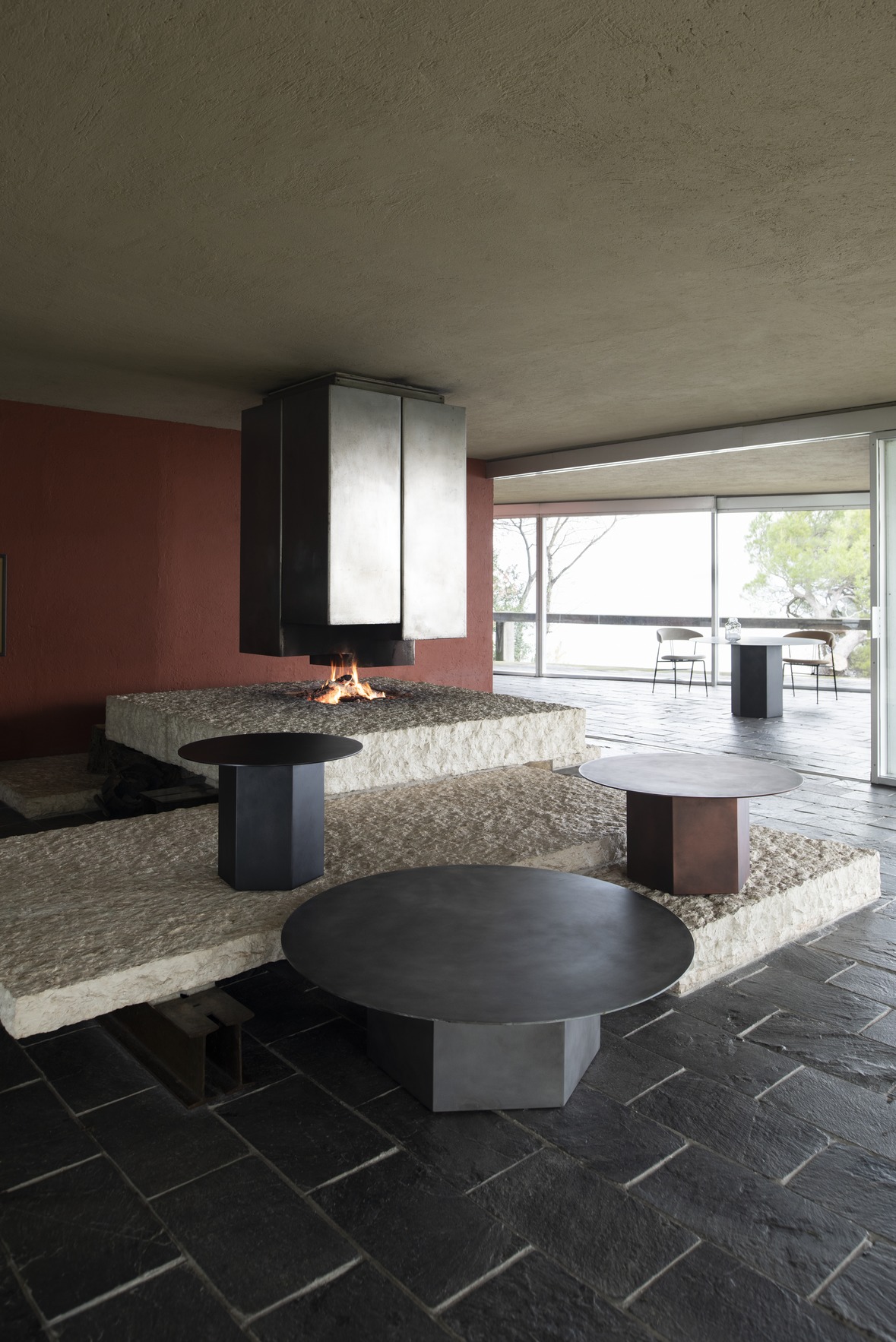 Epic Coffee Table, Ø80, Steel – Wool